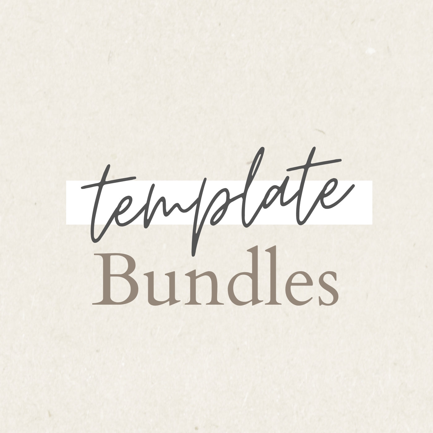 Template Bundles – TM Designs